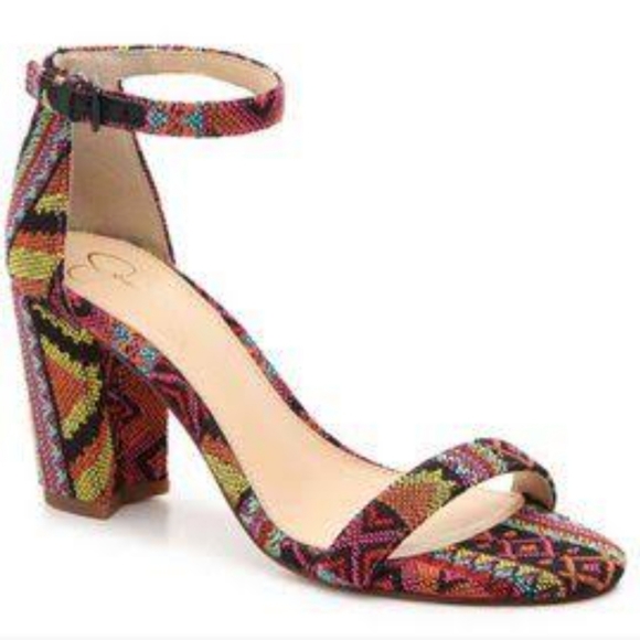 Jessica Simpson | Shoes | Jessica Simpson Monrae Aztec Print Fabric ...